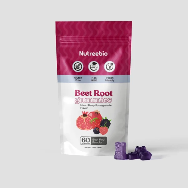 Custom Beet Root Gummies for Wholesale | Nutreebio